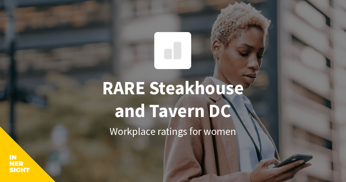 RARE Steakhouse and Tavern DC Careers | InHerSight
